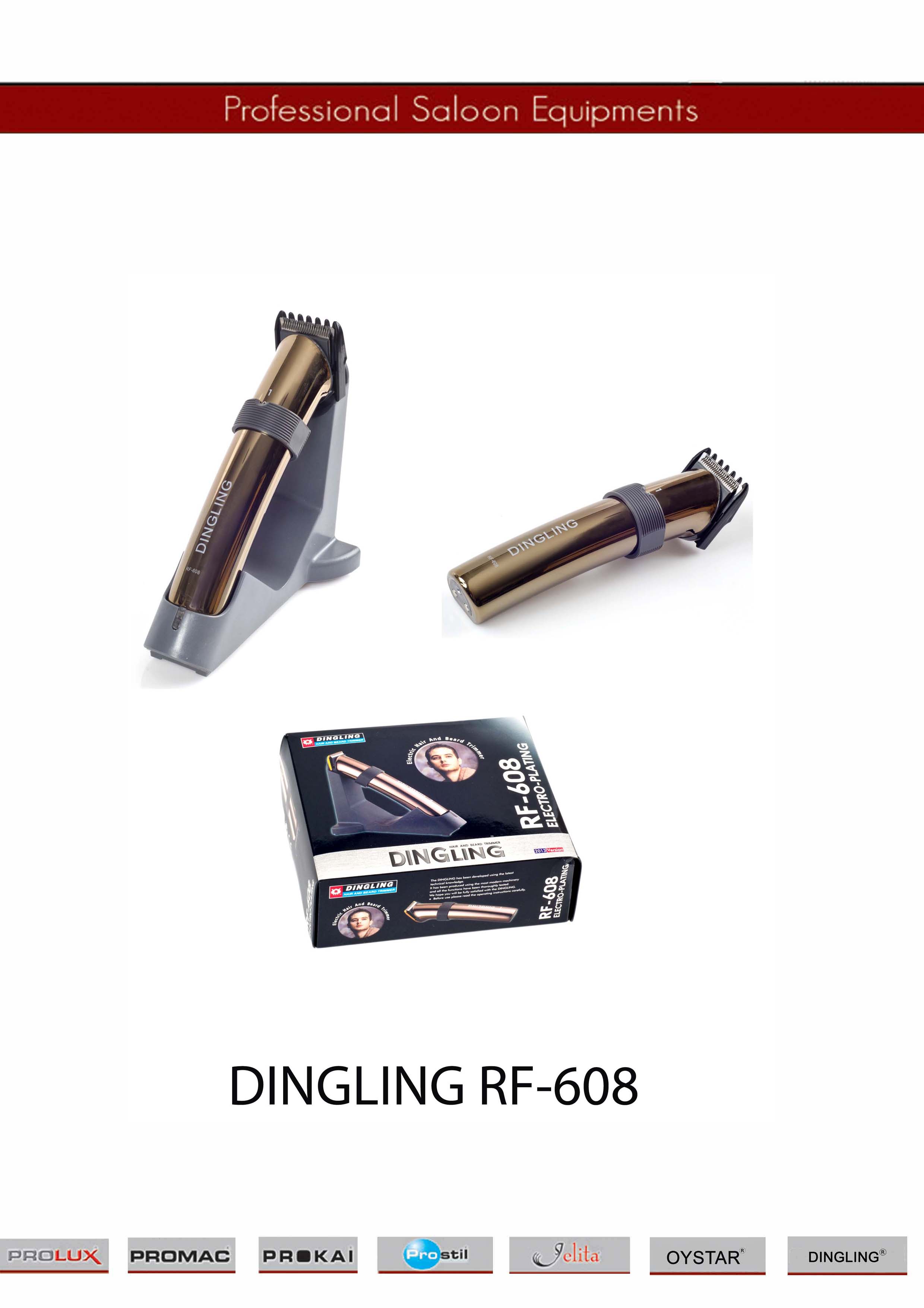 Dingling RF-608 Şarjlı Traş Makinesi | Dingling Yetkili Satıcısı Koç ...